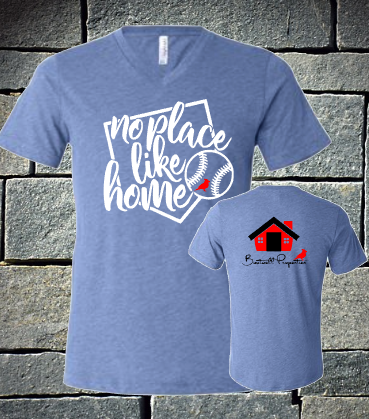 No place like home - Boutwell - blue triblend – I Shine By Design